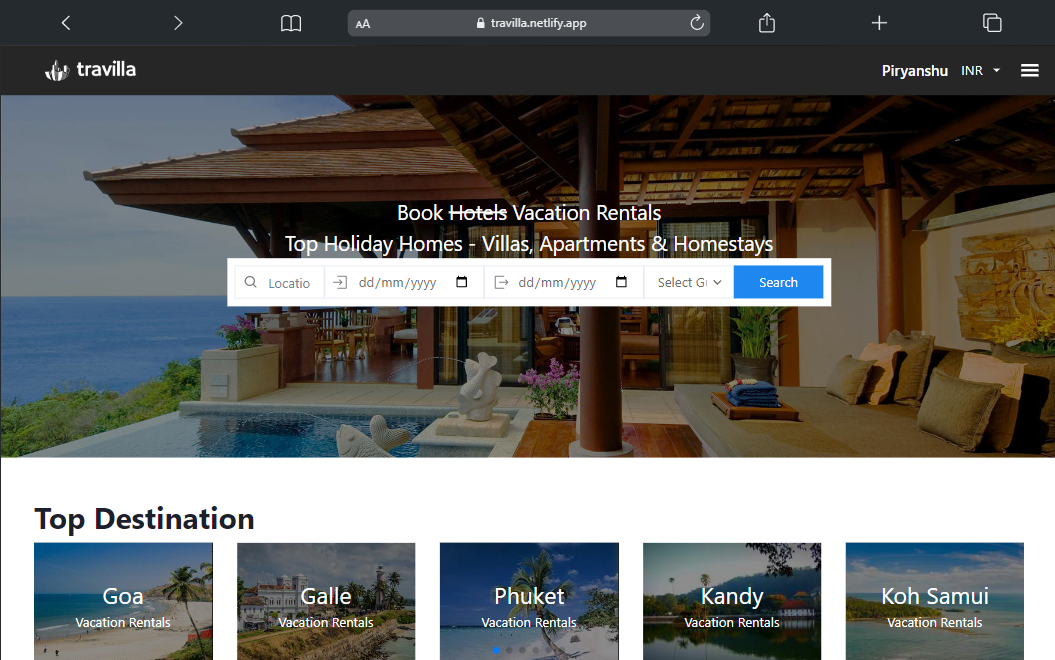 Piryanshu Bisht Portfolio